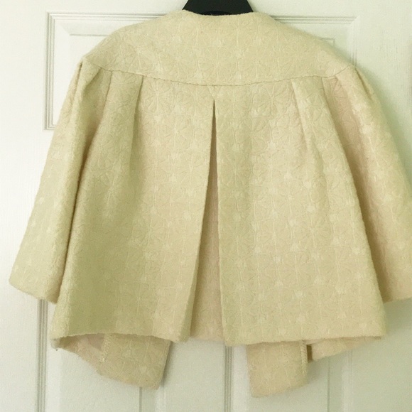 Magaschoni | Jackets & Coats | Magaschoni Collection Creme Flaired ...